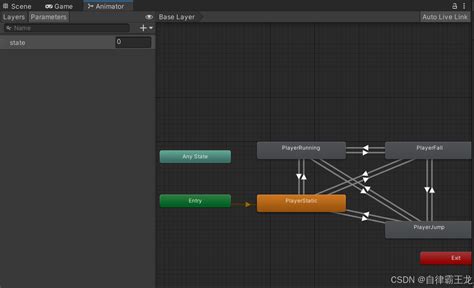 unity做2d小游戏5 多个动画互相转换 unity2d切换两个动画页面 csdn博客