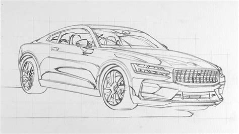 How To Draw An Easy AND Realistic Car Step By Step Tutorial
