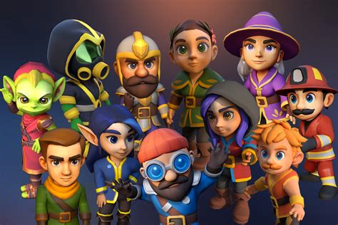 Animated Fantasy Characters Bundle 角色 Unity Asset Store