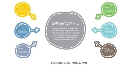 Infographic Elements Design Template Hand Drawn Stock Vector Royalty Free 2407497621