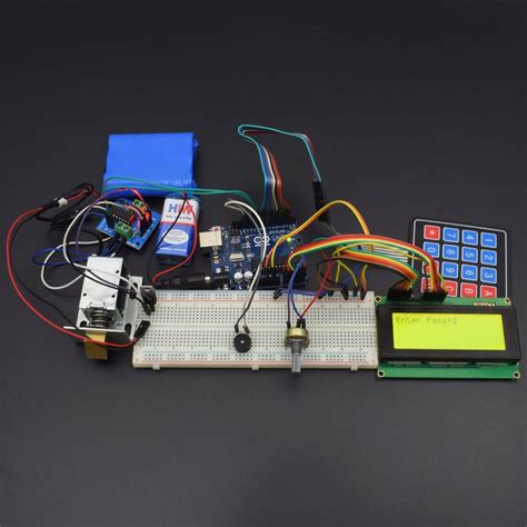 make a digital door lock using 12v solenoid door lock rees52