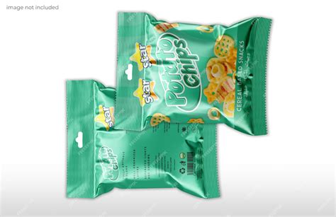 Premium Psd Snack Packet Mockup