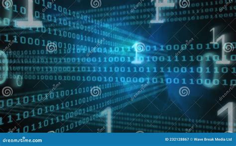 animation of binary coding on black background stock video video of
