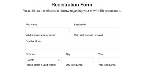 Javascript Invalid Form Elements Appear Without Trying To Submit The