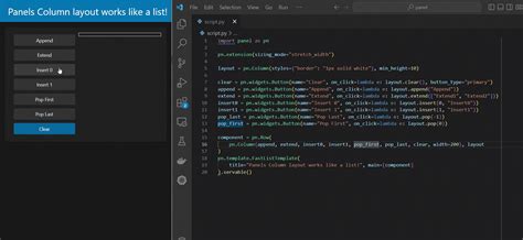 Panels Column Works Like A List Showcase HoloViz Discourse