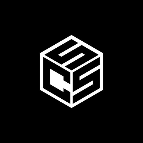 Css Letter Logo Design With Black Background In Illustrator Vector