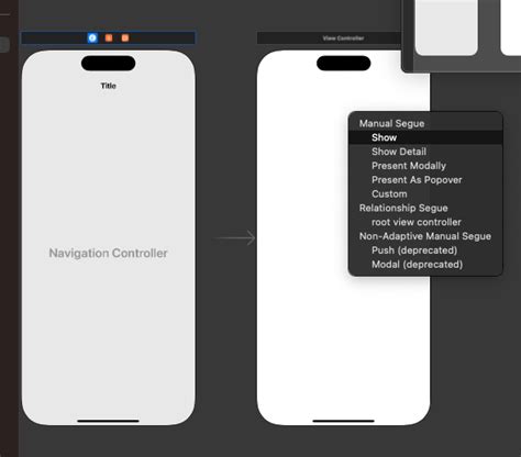 iOS 화면 전환 방법 소개