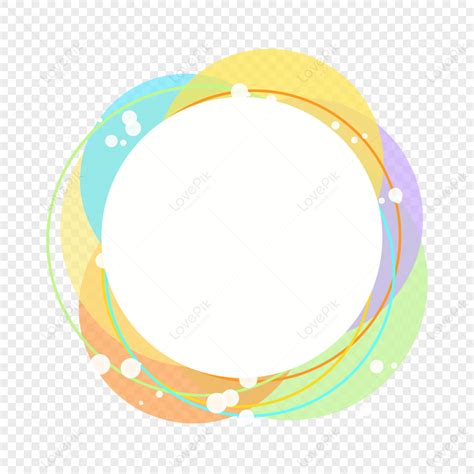 Geometric Shape Overlay Combination Colorful Text Box Brush Frame