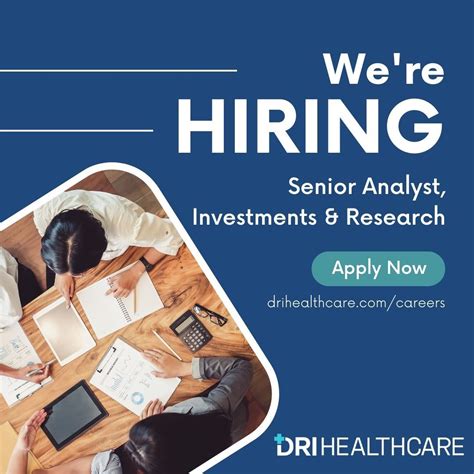 dri healthcare on linkedin dri is looking for a highly motivated and