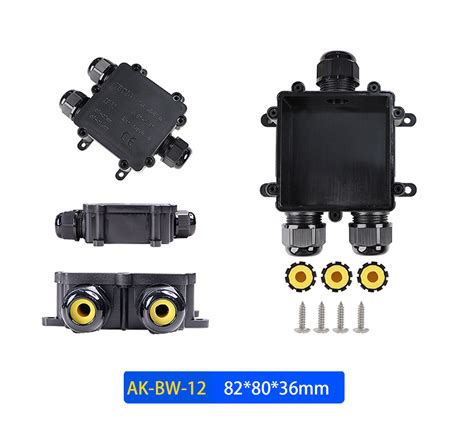 Ip68 Connector Box 2 3 4 Ways Gland Cable Outdoor Pc Waterproof Case