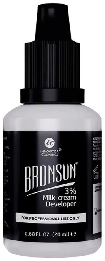 Купить Bronsun Developer 3% оксид для краски 20 мл в Алматы – Магазин ...