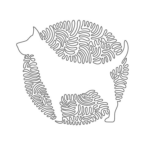 Premium Vector Continuous Curve One Line Drawing Abstract Of Adorable Adult Walrus Have
