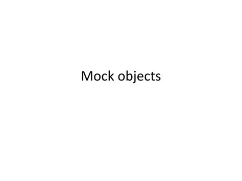 Ppt Mock Objects Powerpoint Presentation Free Download Id2675172