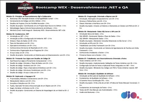 ContraCapa Para Certificado Bootcamp WEX Desenvolvimento NET E QA Carlos CGS C DIO