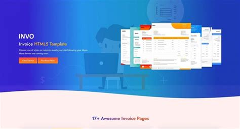 Best HTML Invoice Templates In Free HTML Designs