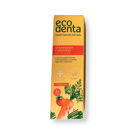 Eco Denta Strawberry Flavoured Kids Toothpaste 75ml – Wmart