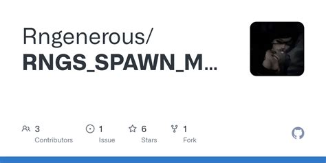 Github Rngenerousrngsspawnmod