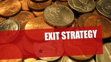 The Best Time To Exit From A Stock