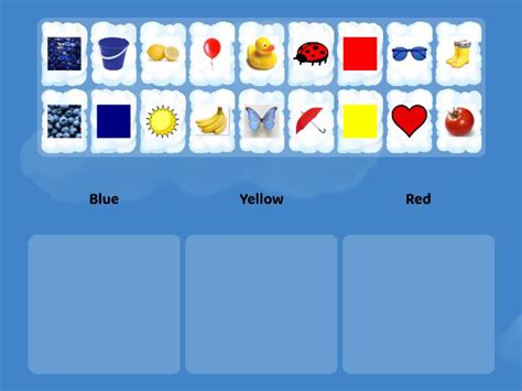 Primary Color Sorting Group Sort