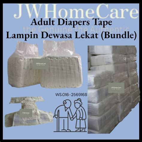 🔥wow Jimat🔥lampin Lekat🔥adult Pamper Tape🔥80pcs M L Xl Import Diapers Pamper Lampin Dewasa Murah
