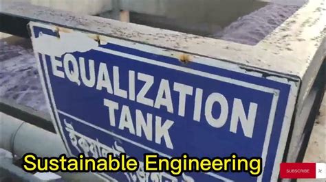 What Is Equalization Tank In Wastewater Treatment Plant