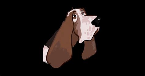 Cute Basset Hound Drawing Basset Hound Posters And Art Prints