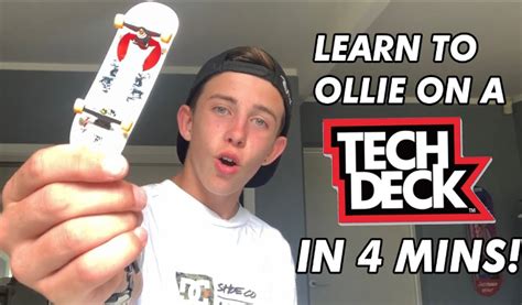 Mastering The Ollie A Guide To Ollie On A Tech Deck