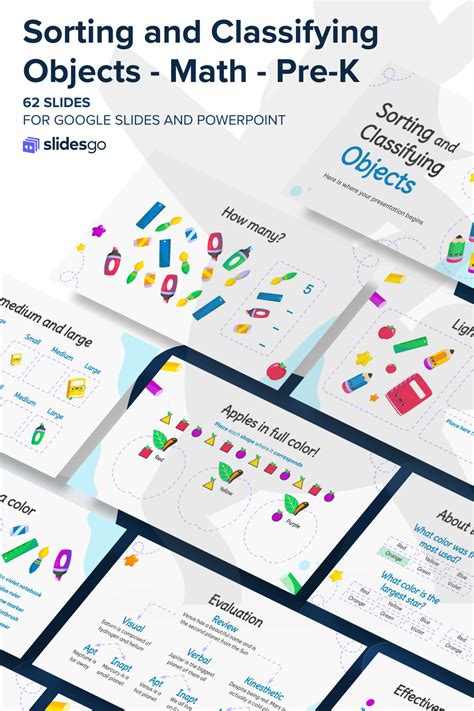 Sorting And Classifying Objects Math Pre K