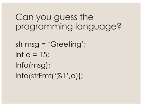 Muhammed Bello On Linkedin Can You Guess The Programming Language