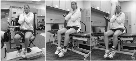 Testing Setup For The Left Isokinetic Dynamometer Middle Download Scientific Diagram