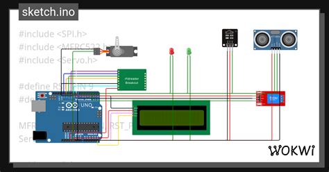 Rfid Lock Door Interface Copy 2 Wokwi Esp32 Stm32 Arduino Simulator