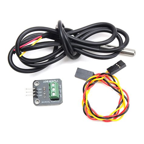 Ds18b20 Temperature Sensor Module Kit Waterproof Electronic Building Block For Arduino 1027637