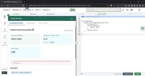 100daysofcode 160daysofcode Codingchallenge Java Bitmanipulation Varunesh B