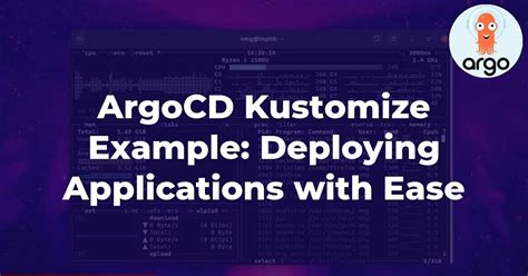 argocd kustomize example deploying applications with ease