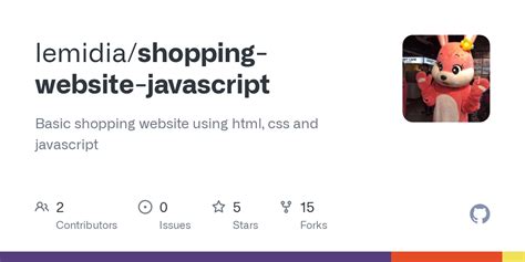 Github Lemidia Shopping Website Javascript Basic Shopping Website Using Html Css And Javascript