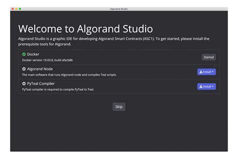 Installing Algorand Studio On Windows 10 Using WSL 2 Algorand Developer Portal