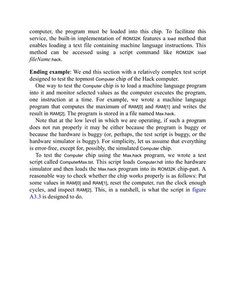 The Elements Of Computing Systems Building A Modern Computer From