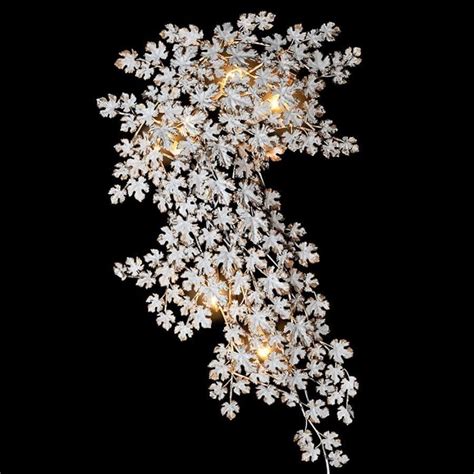 Distressed Leaves Cascade Statement Wall Light Artofit