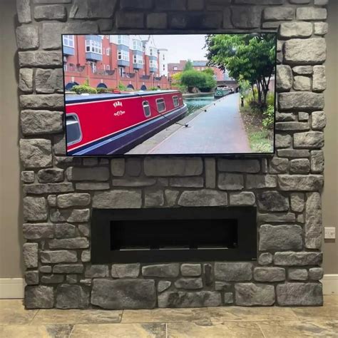 Stone Cladding Midnight Grey Stone Slips
