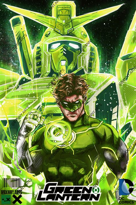 Green Lantern Comic Cover By Bxnny Arts On Deviantart