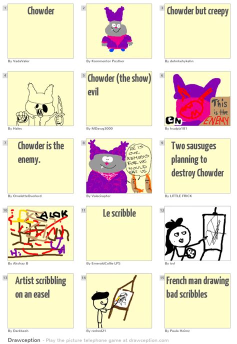 Chowder Drawception