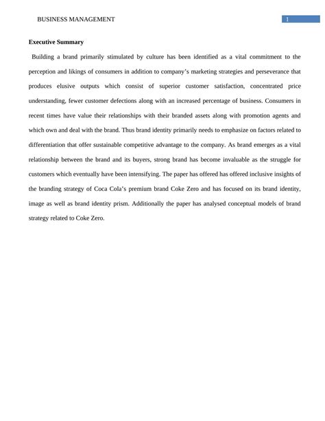 Coca Colas Coke Zero Brand Strategy And Analysis