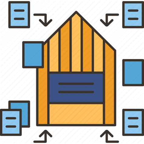 Data Warehouse Datacenter Transactional Source Icon Download On
