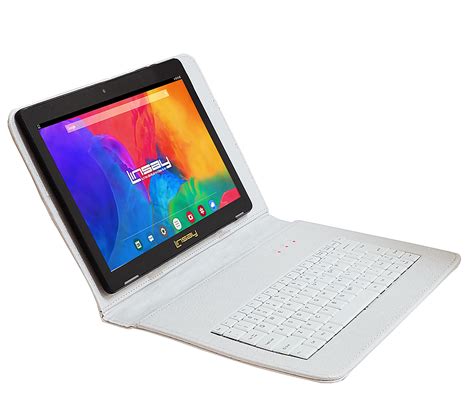 Customer Reviews LINSAY 10 1 Tablet Leather Case Keyboard Stylus And Tablet Pop Holder