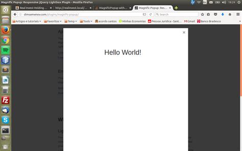 Javascript Magnificpopup With Ajax Displays Loaded Content Above The
