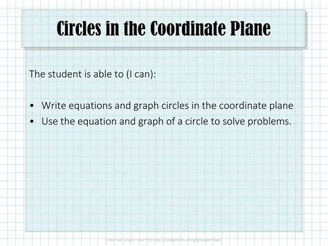 6 14 3 Circle Equations Ppt Free Download