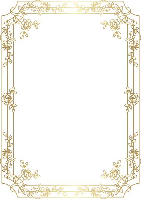 Download Deco Border Frame Png Clip Art Art Deco Frame Png Hd
