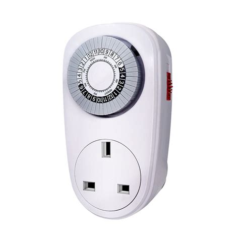 24 Hour Time Clock Socket Uk Plug In Timer Socket Vicedeal
