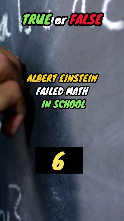 Albert Einstein Failed Math In School Fact Question Quiz Viral