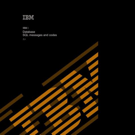 Pdf Ibm I Database Sql Messages And Ssawork